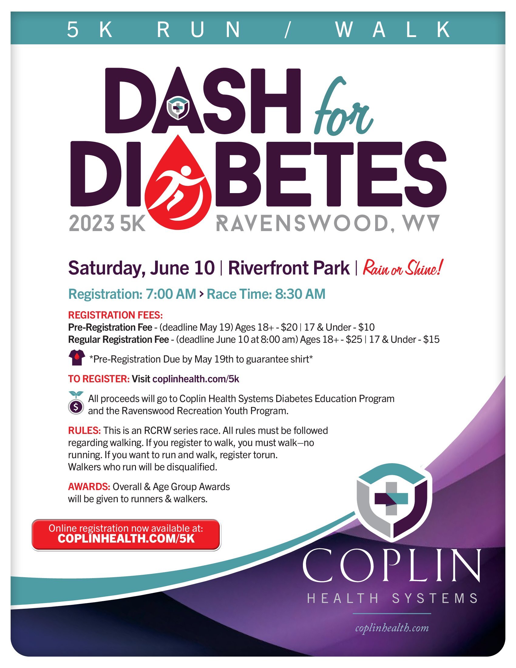 Dash for Diabetes | Ravenswood West Virginia